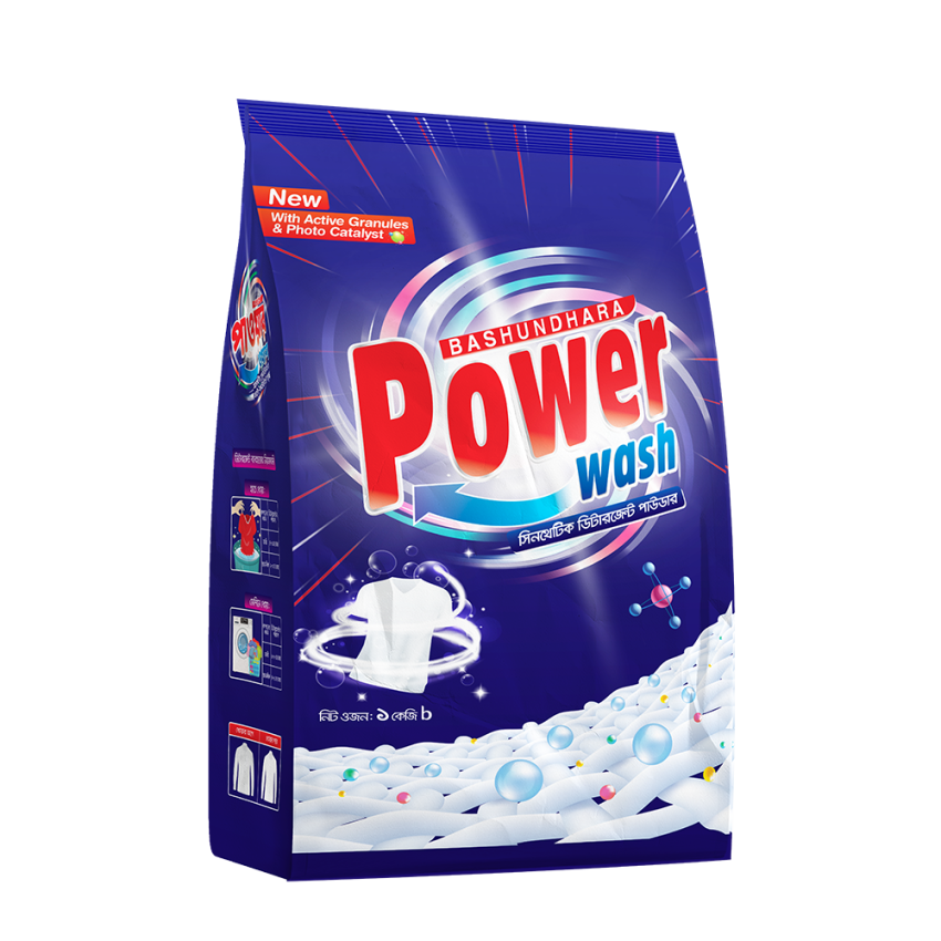 Bashundhara Power Wash Detergent Powder- Best Washing powder